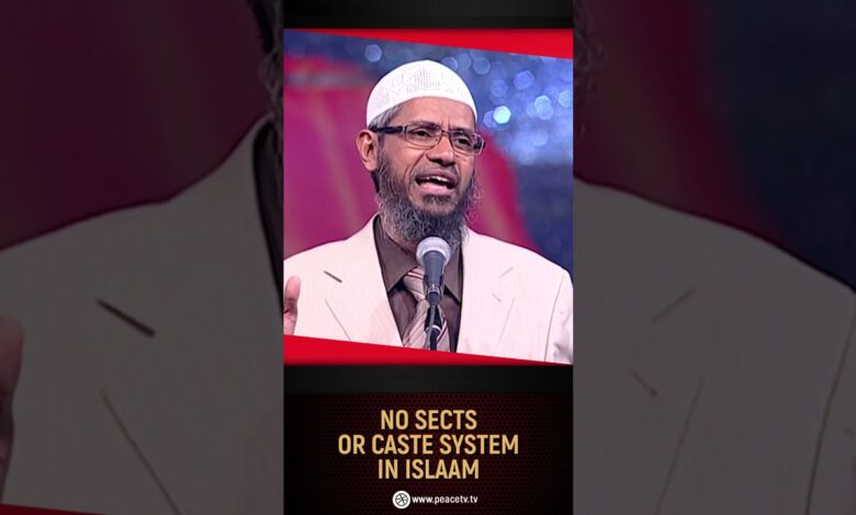 No Sects Or Caste System In Islam - Dr Zakir Naik - Join Islam